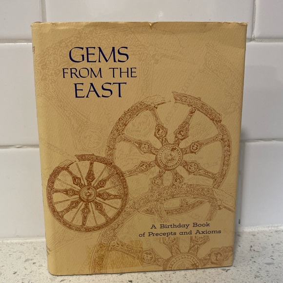 Other | 1983 Gems From The East A Birthday Book Of Precepts Axioms ...